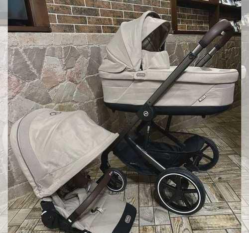 Коляска 2 в 1 Cybex Balios S lux Almond Beige