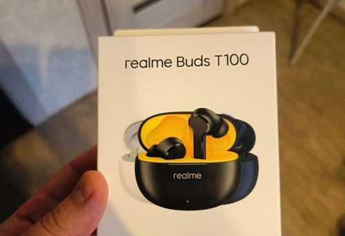 Беспроводные наушники Realme Buds T100, черные