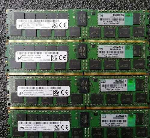 Серверная память DDR4 Micron 64Gb (4x16Gb) 2133MHz