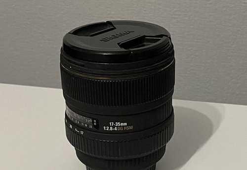 Sigma af 17-35mm EX f2.8-4.0 Canon EF