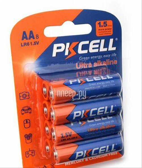 AA - Pkcell LR6-8B 8 штук