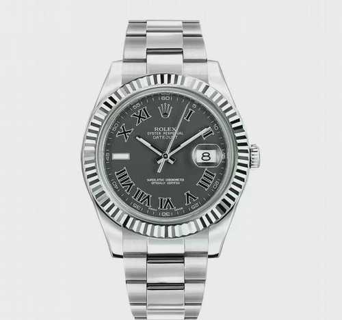 Швейцарские часы Rolex Datejust II Black Roman Dia