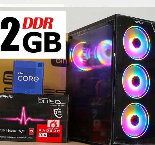 Игровой пк i9/SSD512/DDR32/RX580