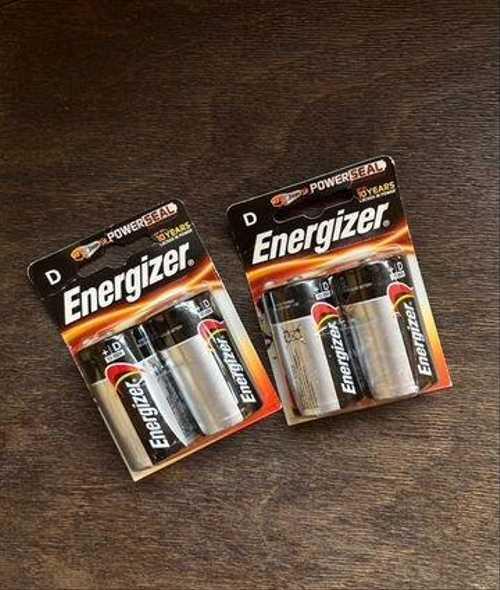 Батарейки Energizer LR20 / D (алкалиновые) 1.5V