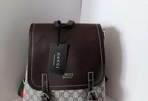Новый женский рюкзак Gucci из эко кожи