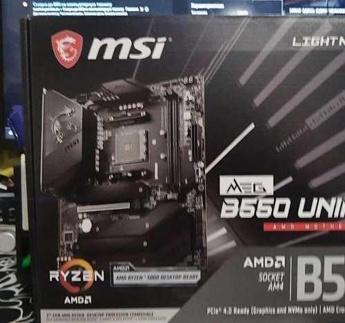 Материнская плата MSI MEG B550 Unify-X (Возможно: