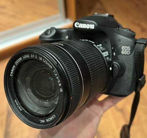 Фотоаппарат Canon 60d eos с обьективом Ef-s 18-135