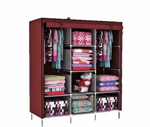 Тканевый шкаф Storage Wardrobe 130x45x175 см Красн