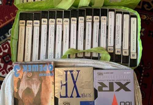 Коллекция фильмов на кассетах vhs