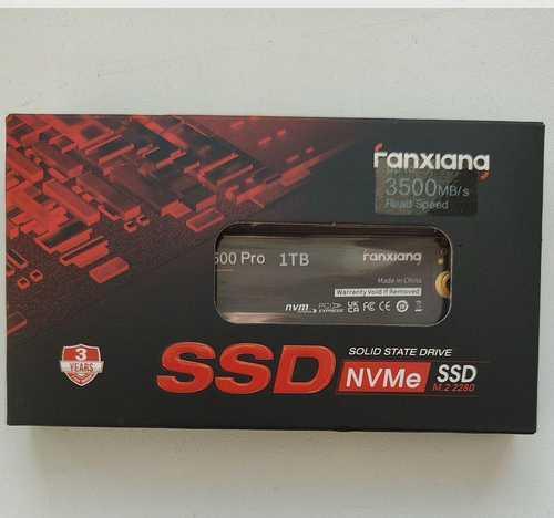 SSD FanXiang S500 Pro 1TB 3500mb/s NVMe M.2