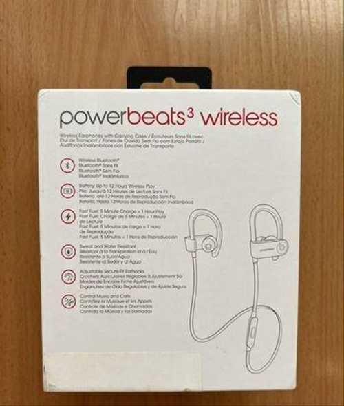 Наушники Beats powerbeats 3 wireless. Новые
