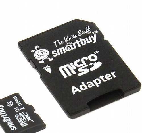 Карта памяти Smartbuy microsdxc Class 10 UHS-I U1 (80/20MB/s) 128GB