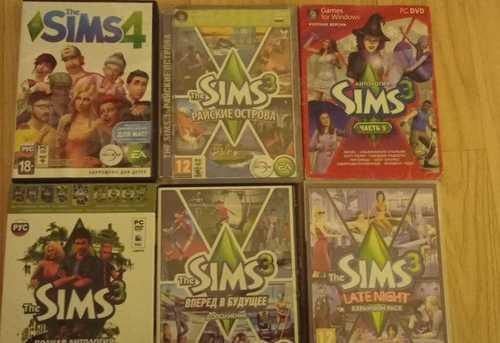 Игры Sims 3 и Sims 4 для пк