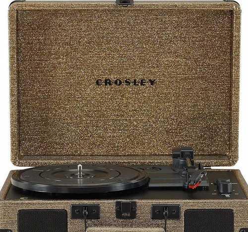 Виниловый проигрыватель Crosley Plus gold золотой