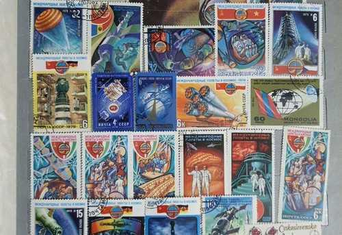 Большая коллекция редких марок разных стран