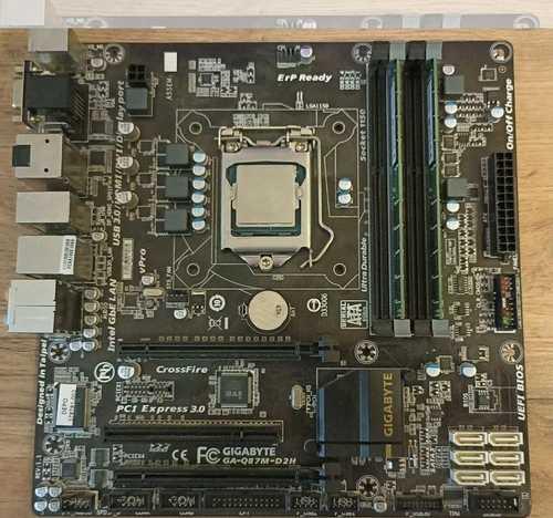 Комплект i7-4770K / GA-Q87M-D2H / 16 Гб