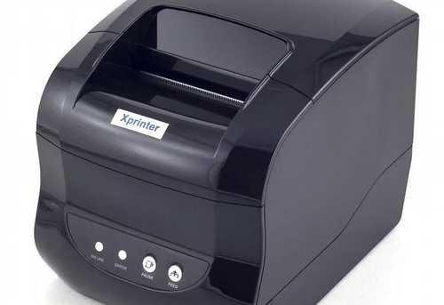 Термопринтер Xprinter XP-365B + рулон этикеток