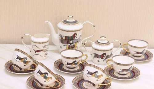 Hermes Сервиз чайный набор посуды
