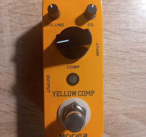 Гитарная педаль компрессор mooer yellow comp