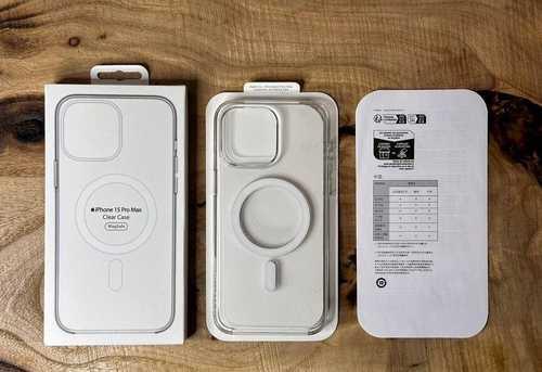Чехол Clear Case MagSafe для iPhone 15 Pro/ Max