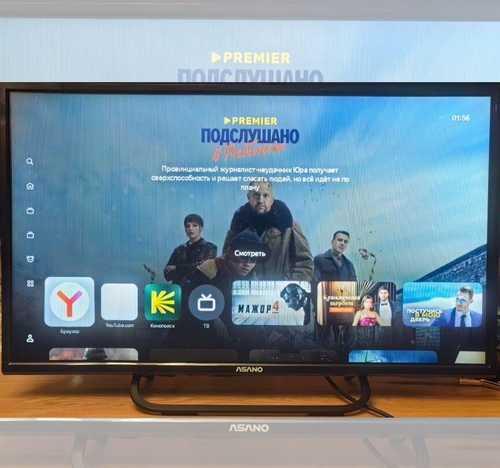 Телевизор asano 32 дюйма SMART tv