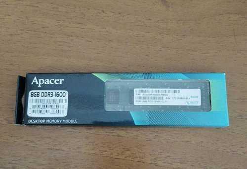 Оперативная память ddr3 8 gb 1600 Apacer