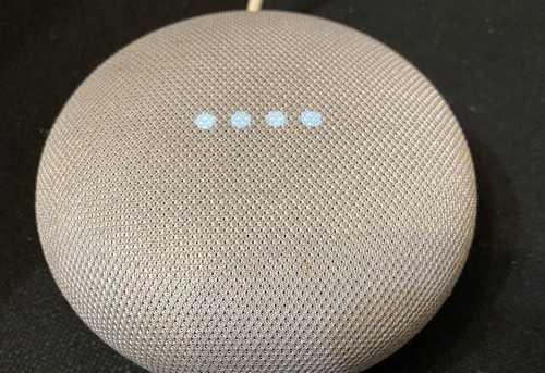 Умная колонка google home mini