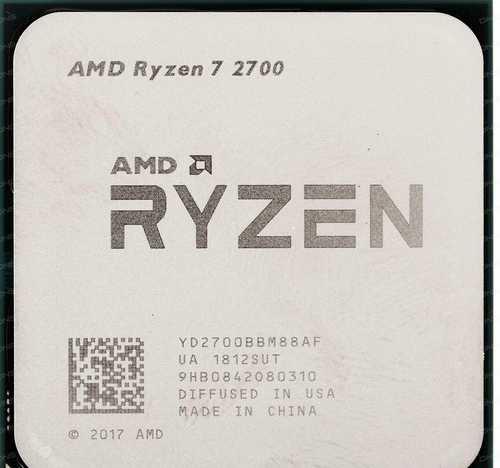 Процессор AMD Ryzen 7 2700