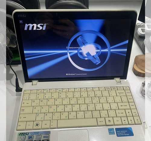 Ноутбук msi u200 12