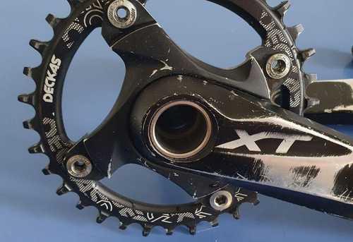 Шатуны Shimano Deore XT система