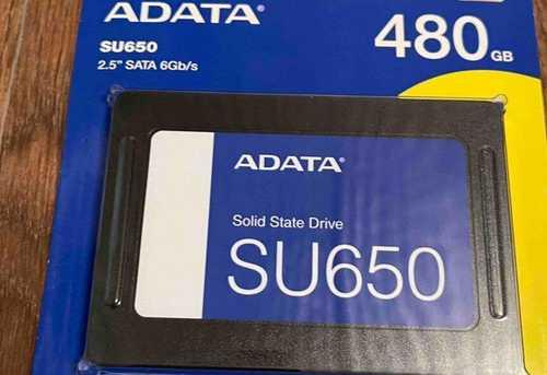 Новый запечатанный SSD накопитель adata 2.5,480 гб
