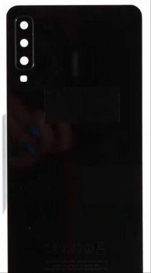 Задняя крышка для Samsung A750 A7 (2018) (черная)