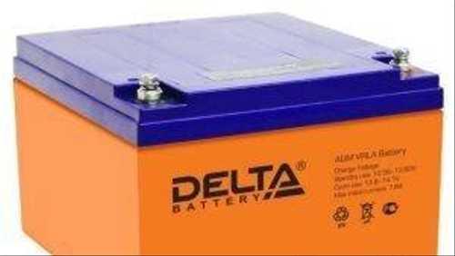 Delta DTM 1226 Аккумулятор 12В/26А/ч, 12V/26Ач