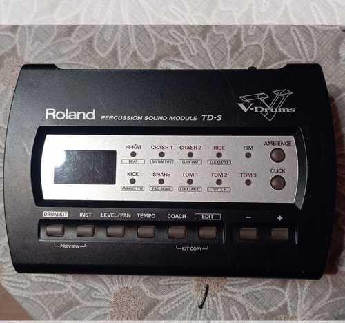 Roland TD-3.Модуль электронных барабанов