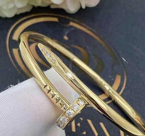 Браслет Cartier Juste un Clou Желтое золото, бриллианты 0,56ct