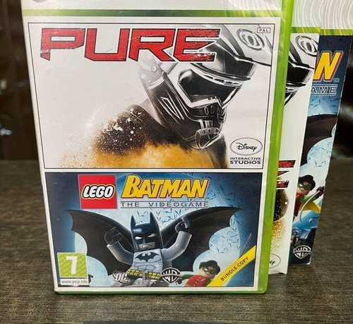 Pure + lego Batman. Лицензия Xbox360 Xbox 360 x360