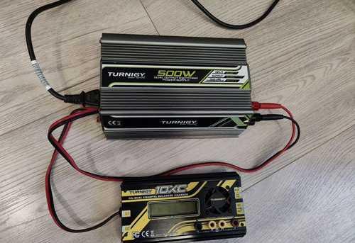 Зарядное Turnigy 10XC 10S 400W и бп Turnigy 500W