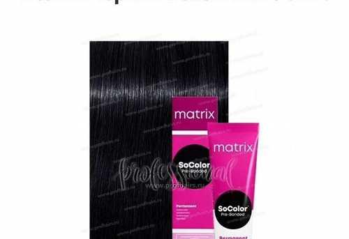 Краска для волос matrix socolor 1A перманент