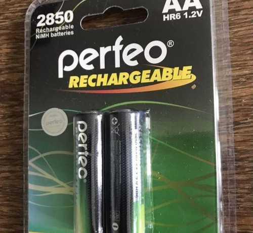 Аккумуляторная батарейка Perfeo AA 2850 мАч 2 шт