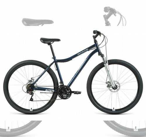 Горный велосипед Altair MTB HT 29 2.0 Disc, год 2021, цвет Синий-Серебристый, ростовка 17