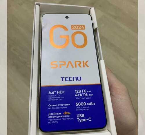 TECNO Spark Go 2024, 4/128 ГБ