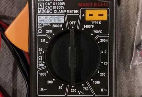 Мультиметр mastech m266c токовые клещи