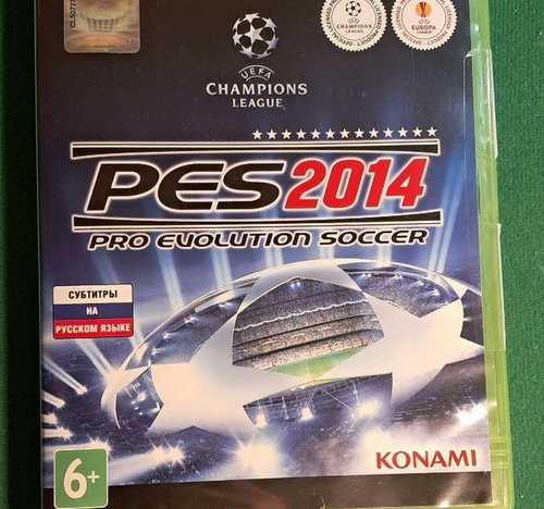 Игры xbox 360 pes 2014 диск лицензионный