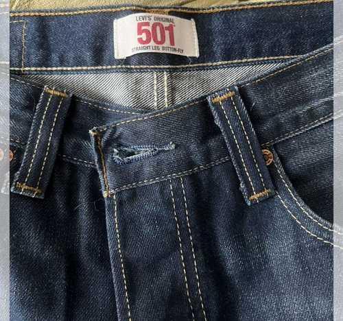 Мужские джинсы levis 501 w30 l34