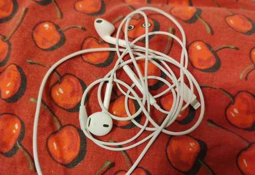 Наушники apple earpods lightning