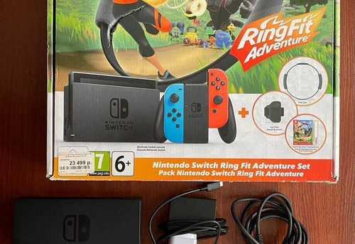 Nintendo Switch прошитый,чехол,карта пам,игры