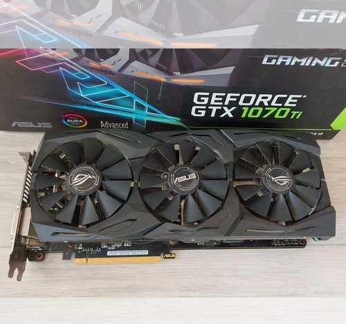 Видеокарта gtx 1070 ti asus strix