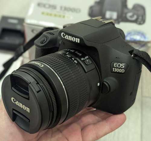 Canon EOS 1300D kit 18-55mm пробег 11500кадров