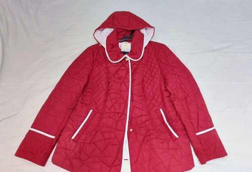 Красная демисезонная женская куртка 56р