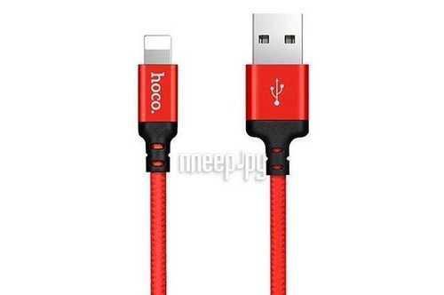 Hoco X14 Times Speed USB - Lightning 1.0m Red